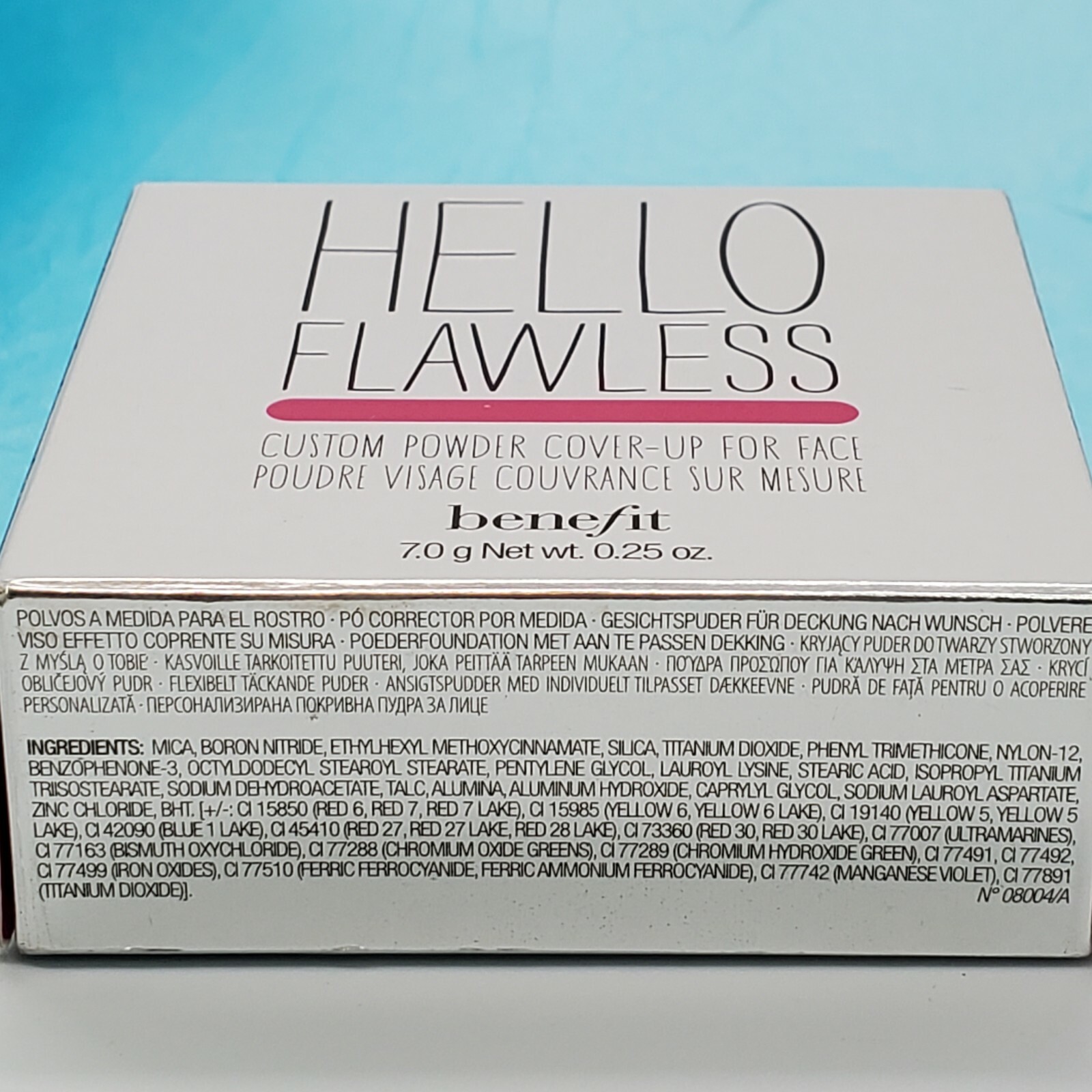Benefit Hello Flawless ~HONEY~ Powder Foundation & SPF 15 Custom Cover ...