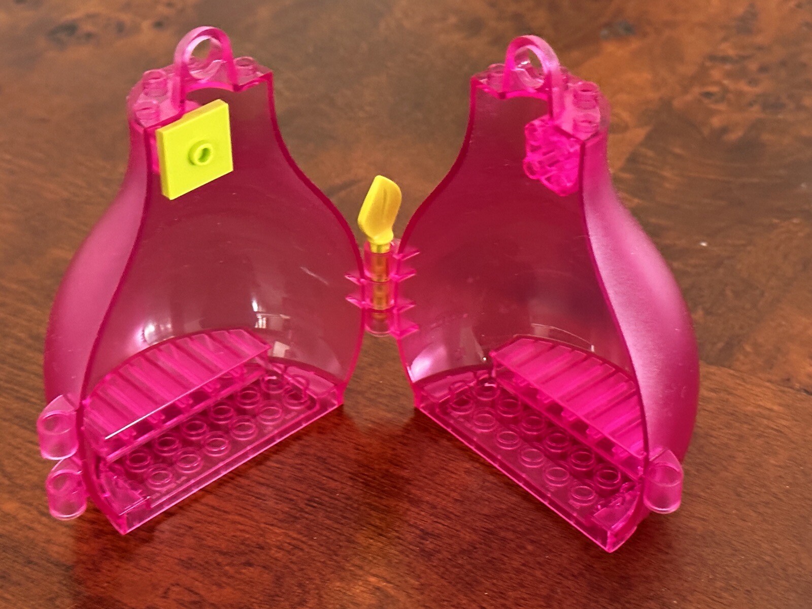 Lego Trans Dark Pink Container Pear Shaped 5 x 12 x 14 2x Half 65253 | eBay