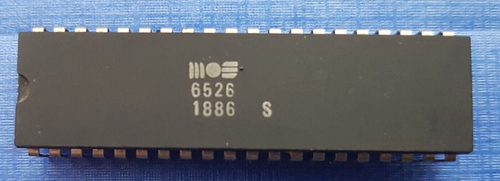MOS 6526 CIA Chip for COMMODORE 64/C128/1570 Genuine part 1886 S | eBay