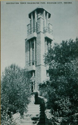 Exterior View Observation Tower Washington Park Michigan City IN ...