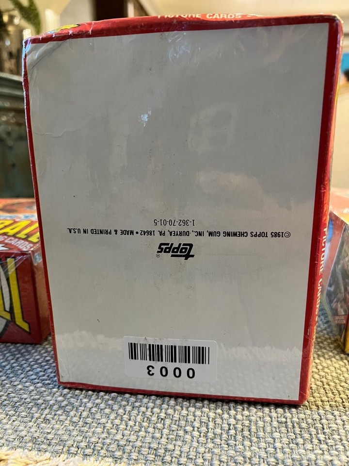 SEALED UNOPENED 1985 Topps BBCE Wrapped Baseball Wax Box *****4 seal ...