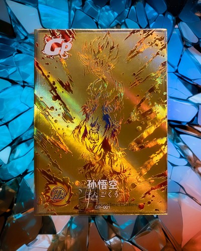 Dragon Ball Z Super Hero Roadshow GP SS Goku GP-001 Gold Foil Thick ...
