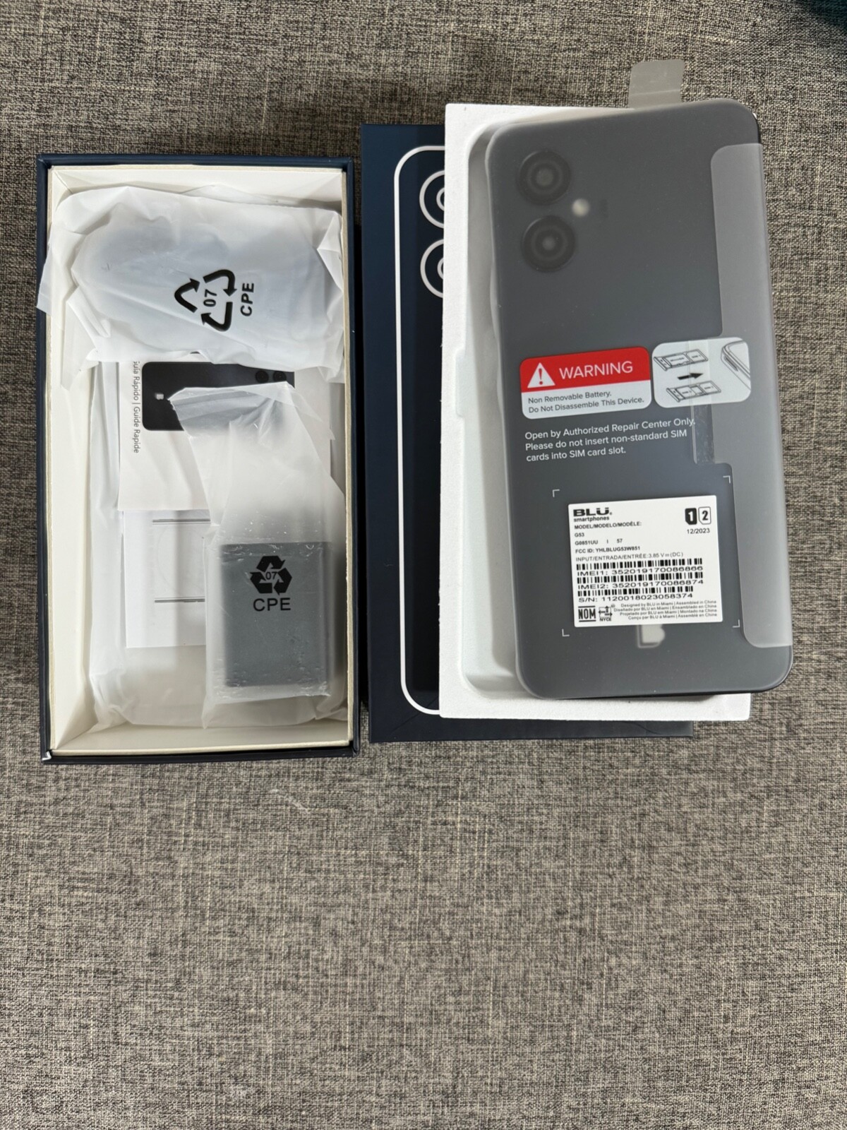 BLU G53 G0850 64GB GSM Unlocked Android Smartphone - Black | eBay