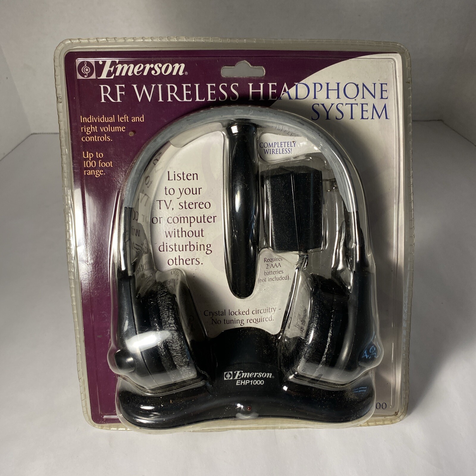 Vtg Emerson RF Wireless Headphone System Model EHP1000 for sale online ...