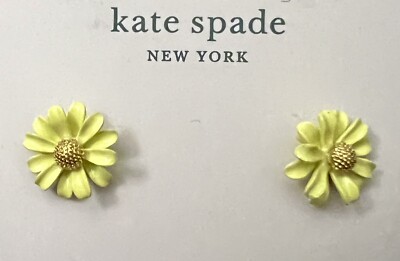 NWT Kate Spade New York Into The Bloom Yellow Stud Earring K8963 | eBay