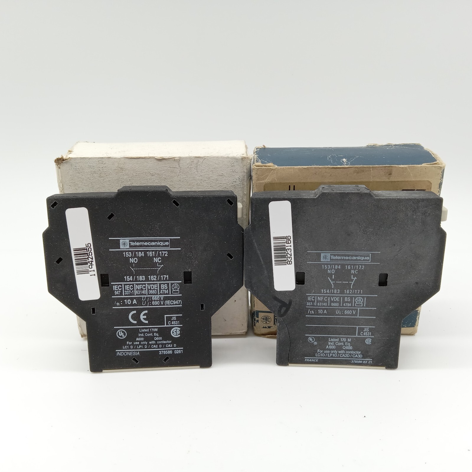 Telemecanique LA8DN11 Lateral Contact Block Lot of 2 | eBay