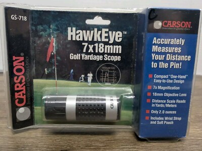 Carson Hawkeye 7x18mm Golf Scope Help Golfer Gam Monocular Yardage ...