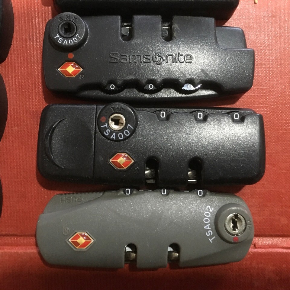 TSA combination SUITCASE lock USED replacement SPARE part PLUS free UK ...