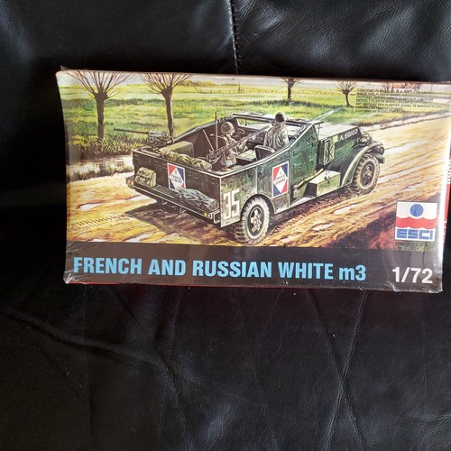 ESCI French and Russian White M3 Scout Car 1/72nd Scale Model Kit | eBay UK
