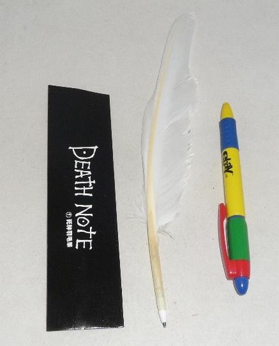 Death Note Feather Pen Replica For Writing Death Note Yagami ...