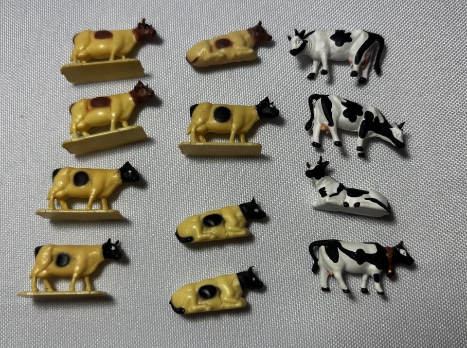 Plasticville - Railroad Work Car, Hobo Shack,outhouse, Cows-Bachmann ...