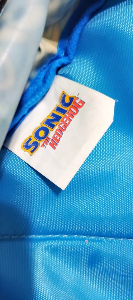 Sonic the Hedgehog Backpack 16" Game On Blue School Travel Book Bag | eBay