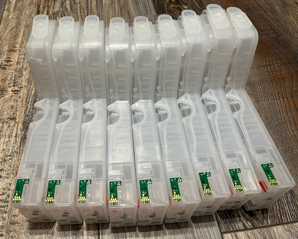 9X280ml Refillable Ink Cartridges for Stylus Pro 3800/3880 DTF Printer ...