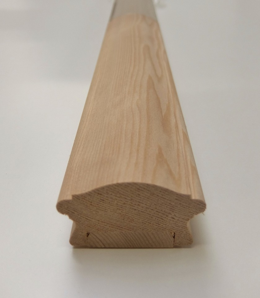 Hemlock Stair Handrail LHR 3.6m Low Profile Richard Burbidge 41mm ...