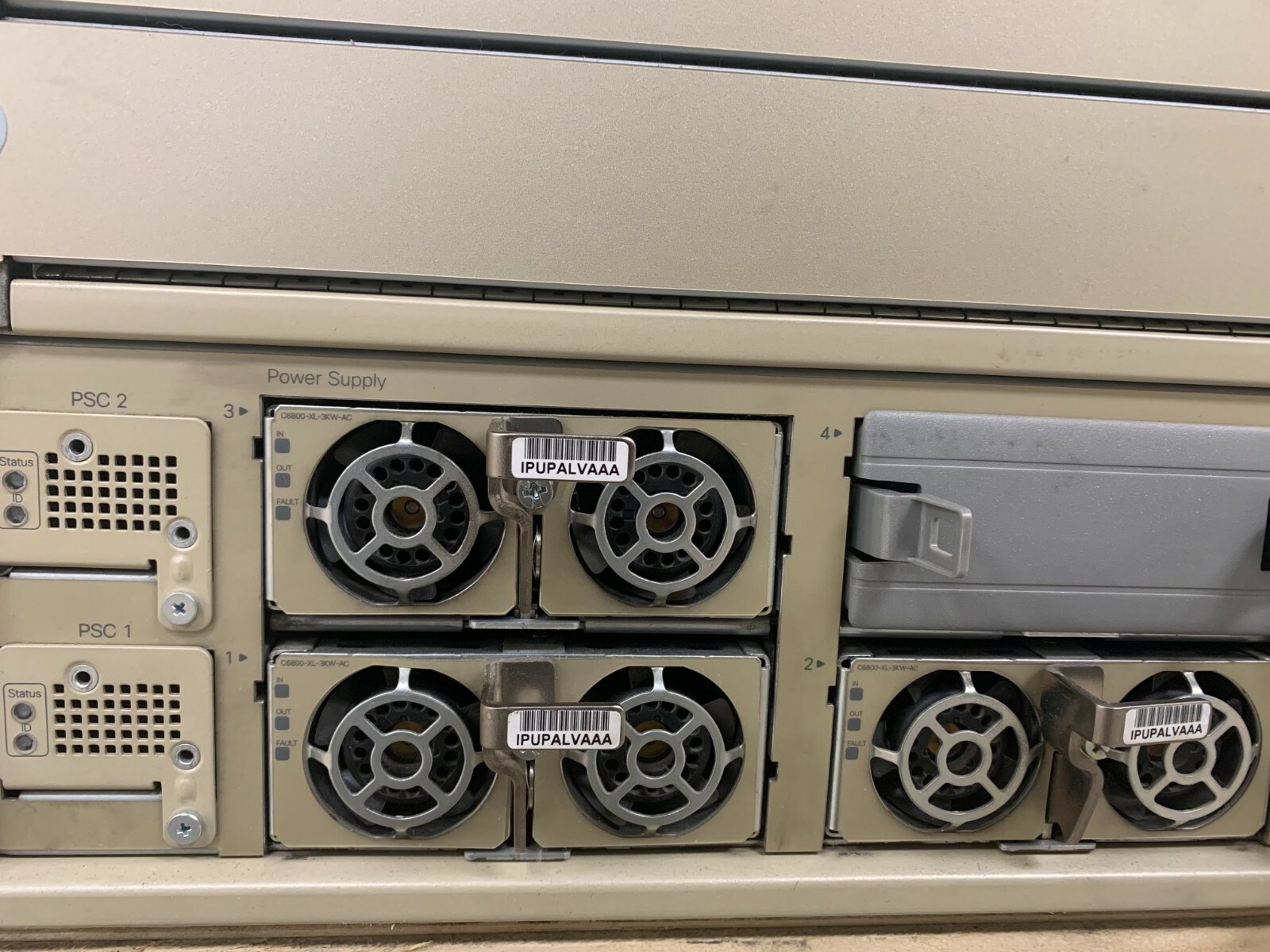 Cisco C6807-XL Catalyst Chassis Switch C6800-XL-3KW-AC C6807-XL-FAN ...