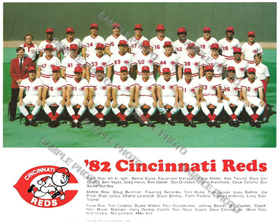 1982 CINCINNATI REDS BASEBALL 8X10 TEAM PHOTO | eBay