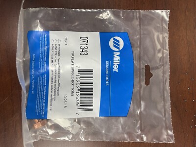 Miller 071343 Flat Spot Welding Tip | eBay