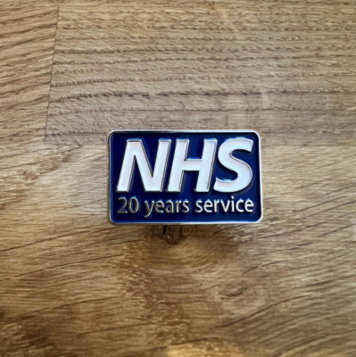 NHS Pin Badge - Nurse - Doctor - Student - 20 years Service | eBay UK