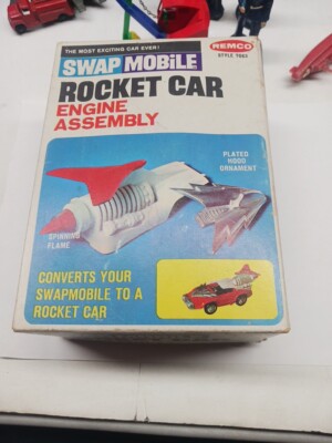 Vintage REMCO Swap Mobile Engine Assembly Accs. Rocket Car Hood ...