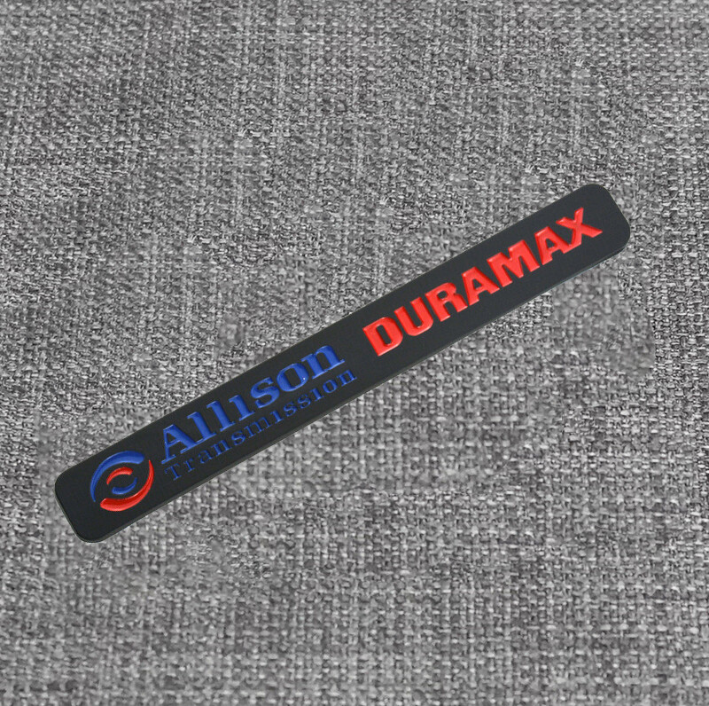 For Allison Duramax Badges Emblem Sticker Red -2Pc | eBay