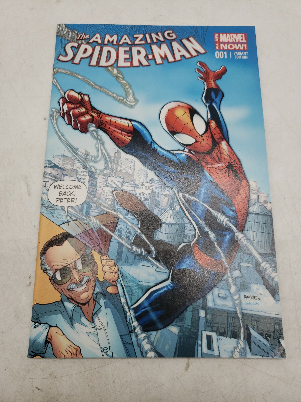 Amazing Spiderman Marvel Variant Edition #001 Stan Lee Welcome Back ...
