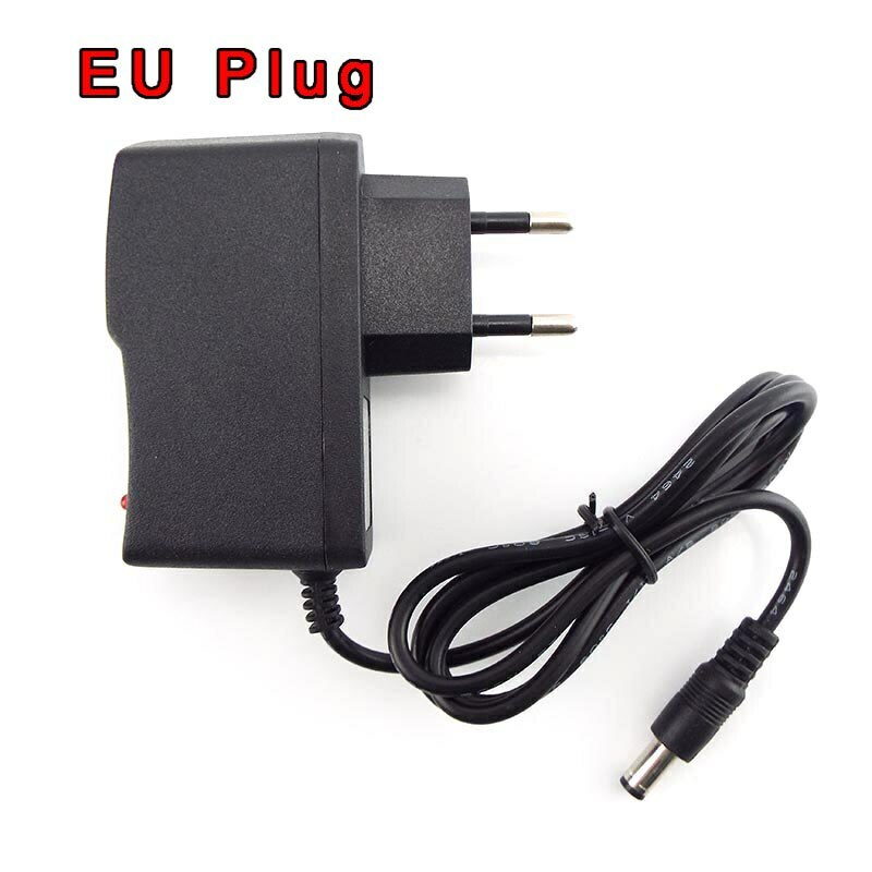 6V 1A AC to DC Power Supply Adapter Converter Transformer CCTV LED ...