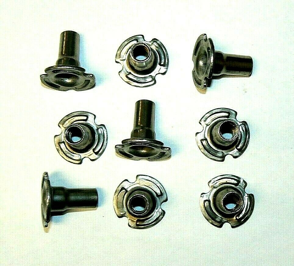 STAFAST #R561814HDLF LOCKING FLANGE PALLET NUT - PLAIN FINISH - LOT OF ...