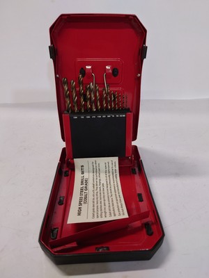 Mac Tools Cobalt Grade Drill Bit Set w/ Case 6336DSA 1/16-1/4” X 1/64 ...
