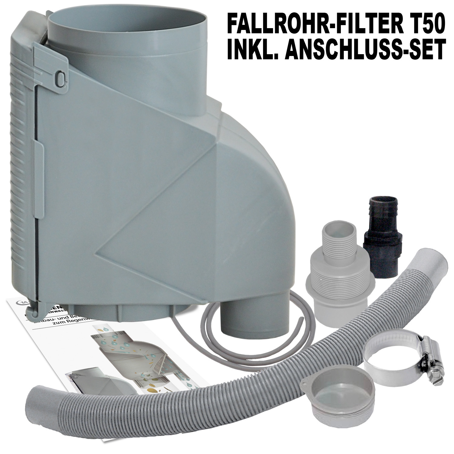 REGENFILTER REGEN SAMMLER FALLROHR FILTER REGENTONNE FASS SPEICHER ...
