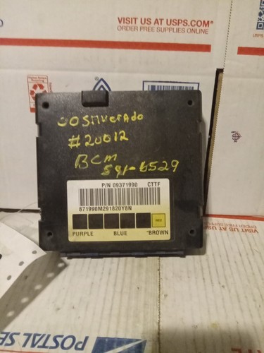 2000 SILVERADO BODY CONTROL MODULE BCU BCM OEM COMPUTER BOX TESTED | eBay