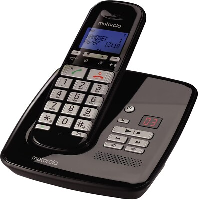 Motorola S3011 Schnurlos Telefon mit Anrufbeantworter Schnurloses DECT ...