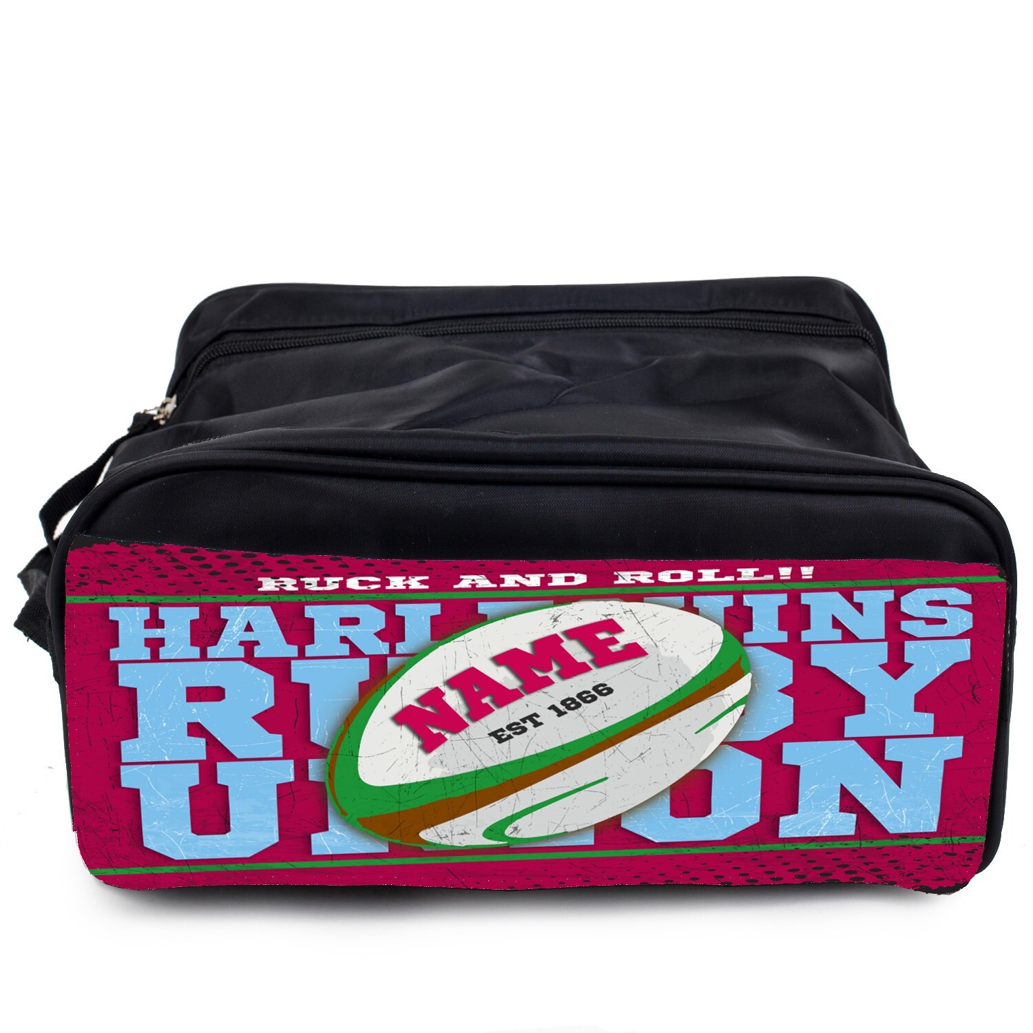 Personalised Harlequins Rugby Boot Bag Boys School PE Kit Kids Sports ...