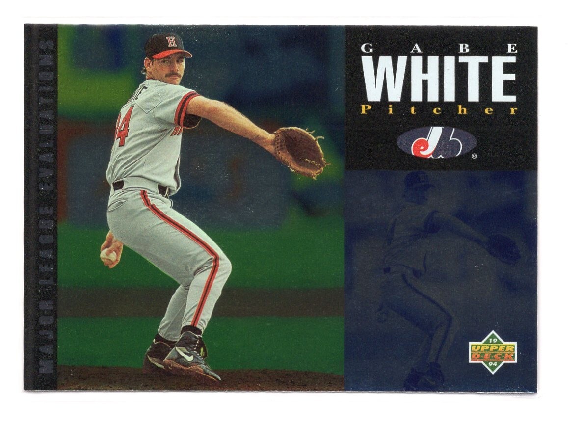 Baseball Card - 1994 Gabe White 158 - Ottawa Lynx Upper Deck Minors RC ...