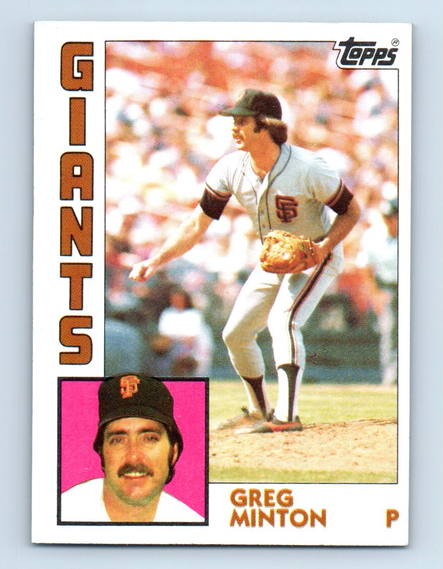 1984 Topps Greg Minton San Francisco Giants #205 | eBay