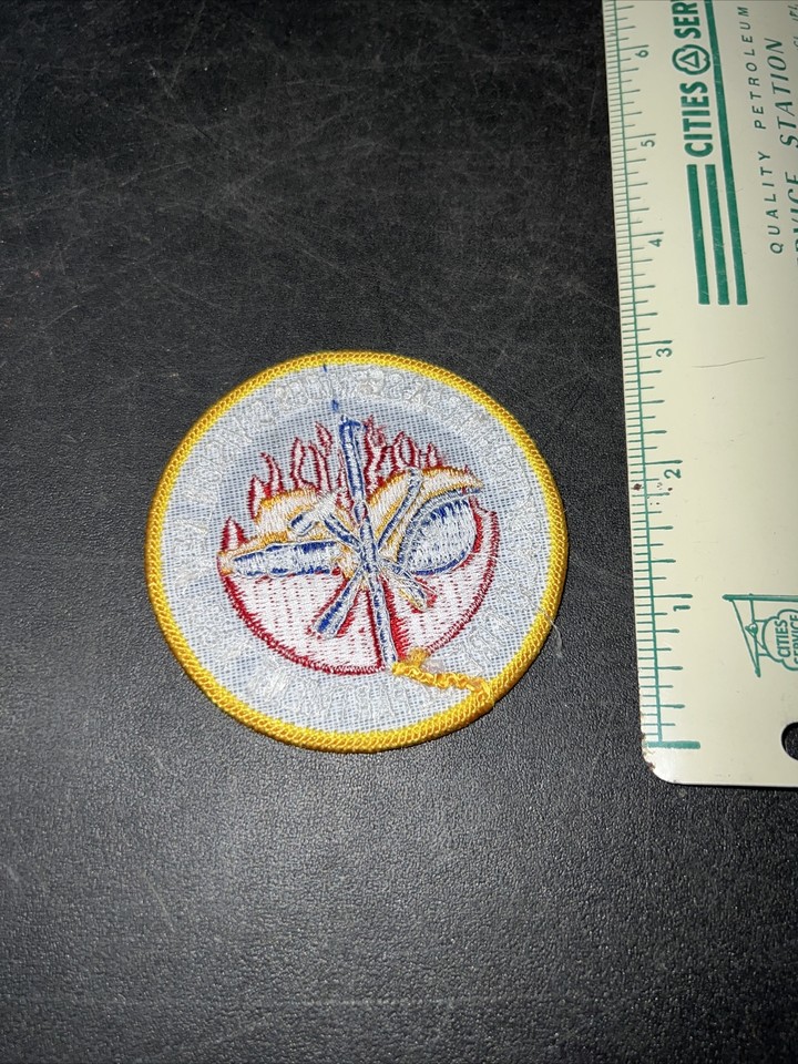 Vntg Obsolete Fire Department Patch New York State NYC Technical ...