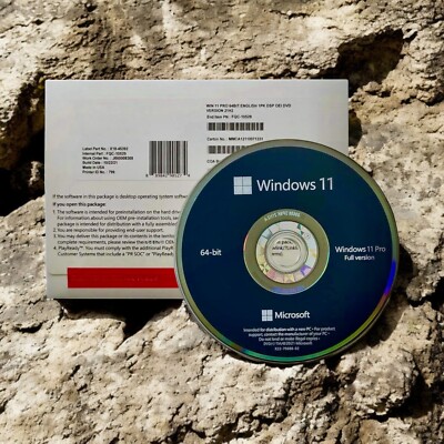 LOT OF 10 WINOWS 11 PRO 64BIT DVD+KEY CARD BRAND NEW AND SEALED | eBay