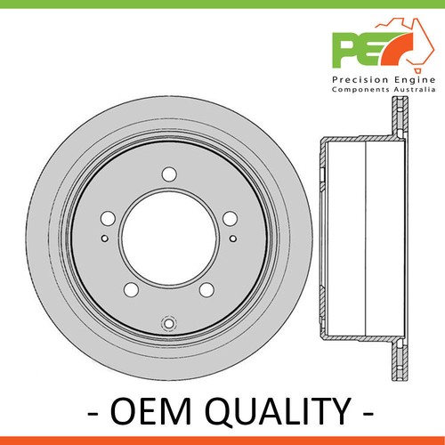 1x New *PROTEX* Rotor - Rear For TOYOTA LANDCRUISER HZJ105R 4D SUV 4WD ...