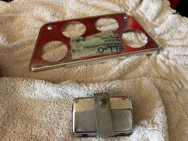 Triumph Tr4 Early Complete Dash Panel Facia w/6 bubble glass gauges | eBay
