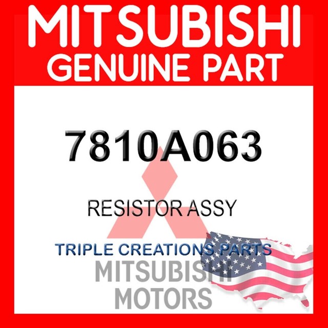 7810A063 Resistor ASSY Genuine OEM Mitsubishi for sale online | eBay