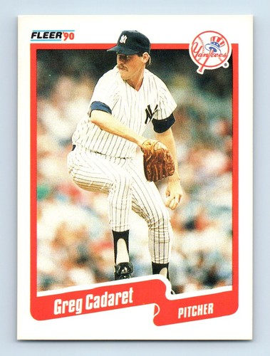 1990 Fleer Greg Cadaret New York Yankees #440 | eBay