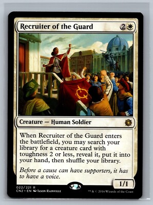 Magic MTG Conspiracy: Take the Crown Recruiter of the Guard #022/221 ...