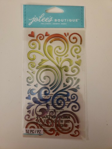 Jolees Boutique Rainbow Swirl scrapbooking stickers 15586812183 | eBay