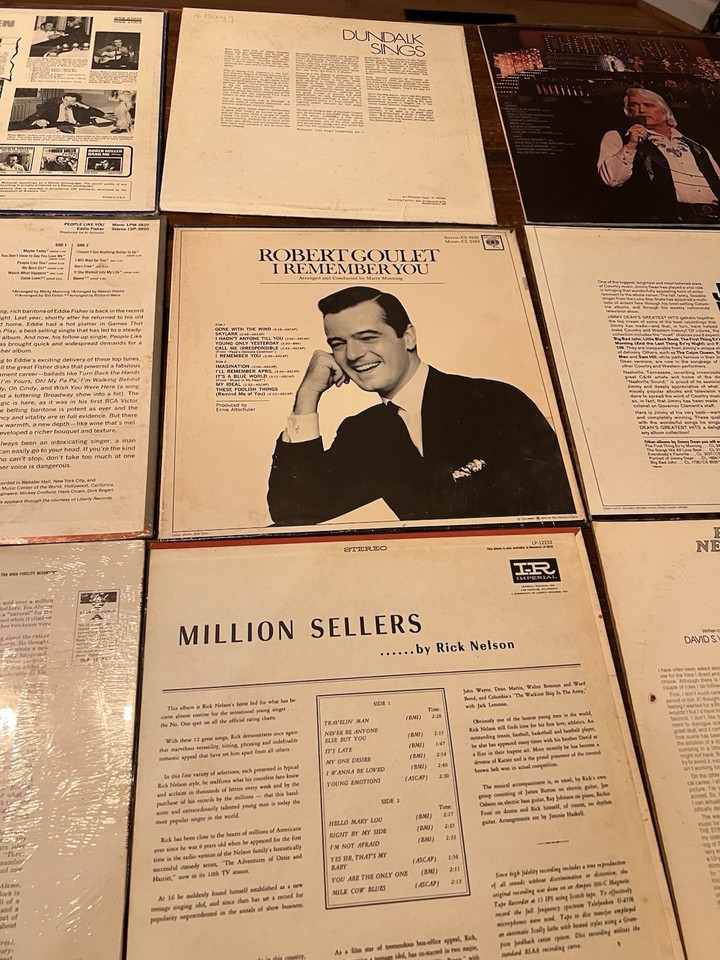 Lot of 12 Vintage Vinyl Various Country and Dixieland Music Please See ...