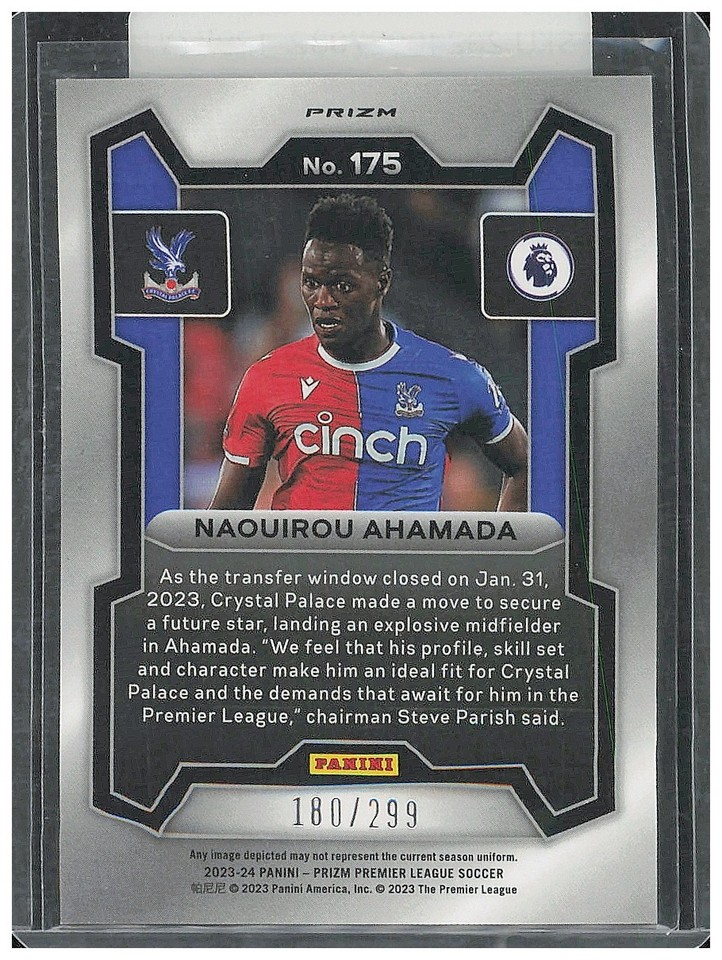 2023 Panini Prizm Naouirou Ahamada /299 Base Prizms Blue #175 | eBay