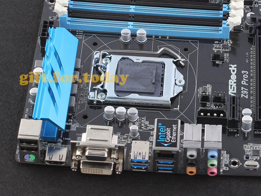 ASRock Z97 PRO3 LGA 1150 Intel Z97 HDMI USB3.1 SATA DVI-D Motherboard ...