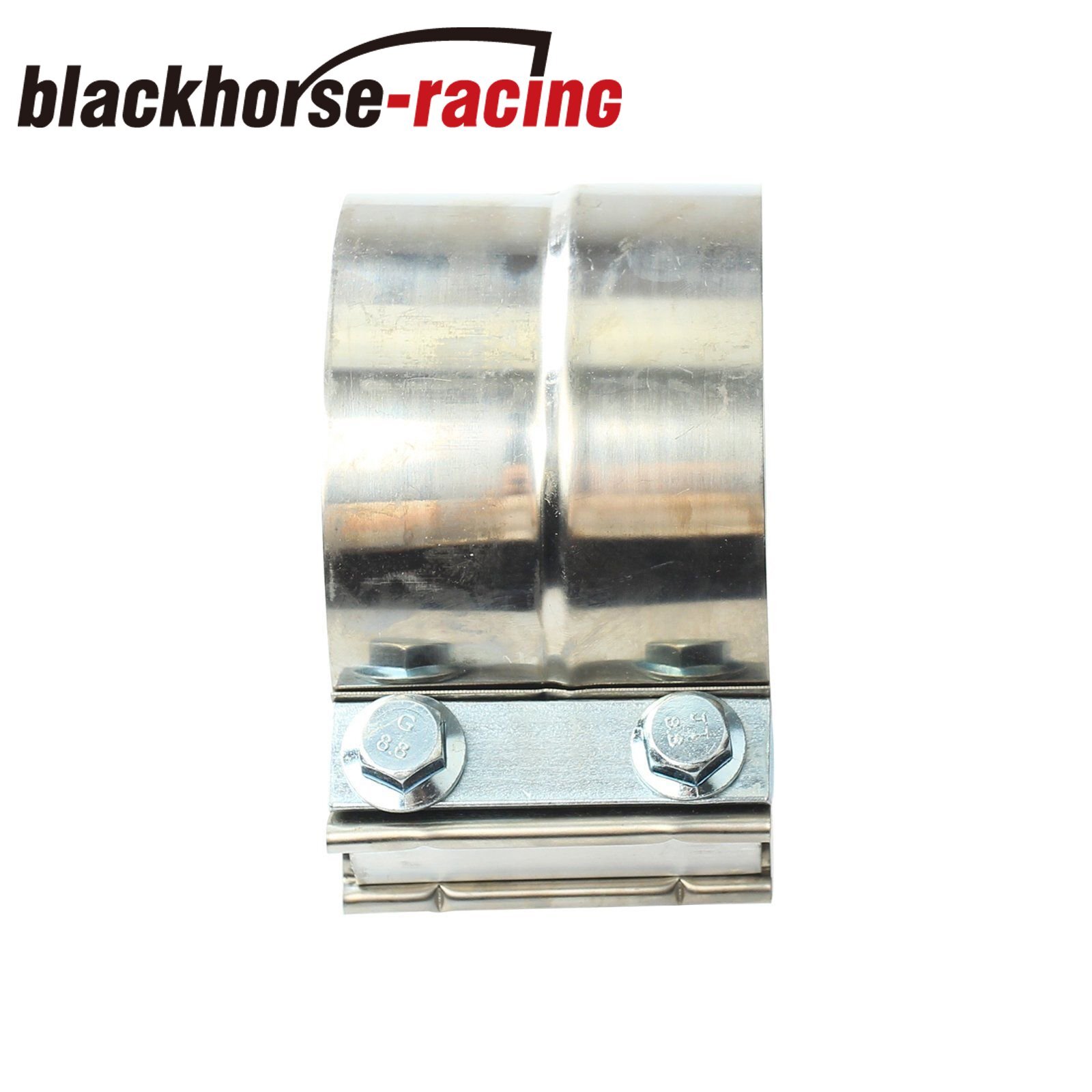 2Pcs 5" Inch Exhaust Clamp Step Clamps Lap Joint for Catback Muffler ...