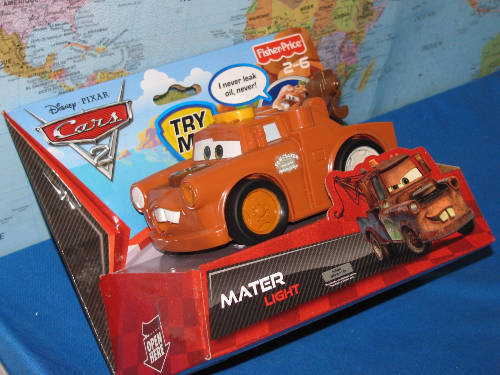 Disney Pixar Cars 2 Fisher Talking Mater Light Flashlight for sale ...