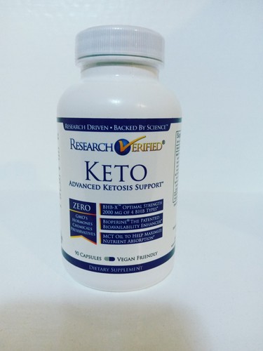 Research Verified KETO Advanced Ketosis Support - 90 Capsules - Exp:12 ...