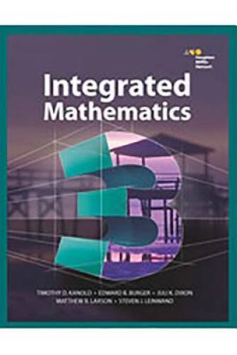 HMH Integrated Math 3: Student Edition 2015 - Hardcover - GOOD ...