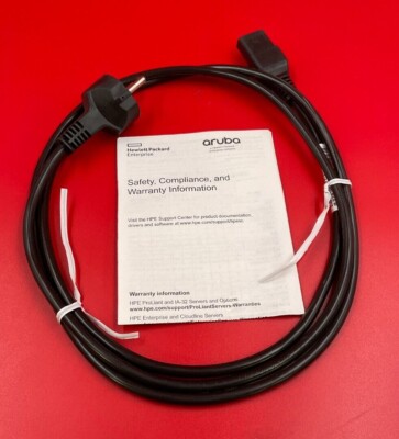 HP Aruba 1.83M 10A C13 EU Power Cord AF568A ️️ ️️ NEW | eBay